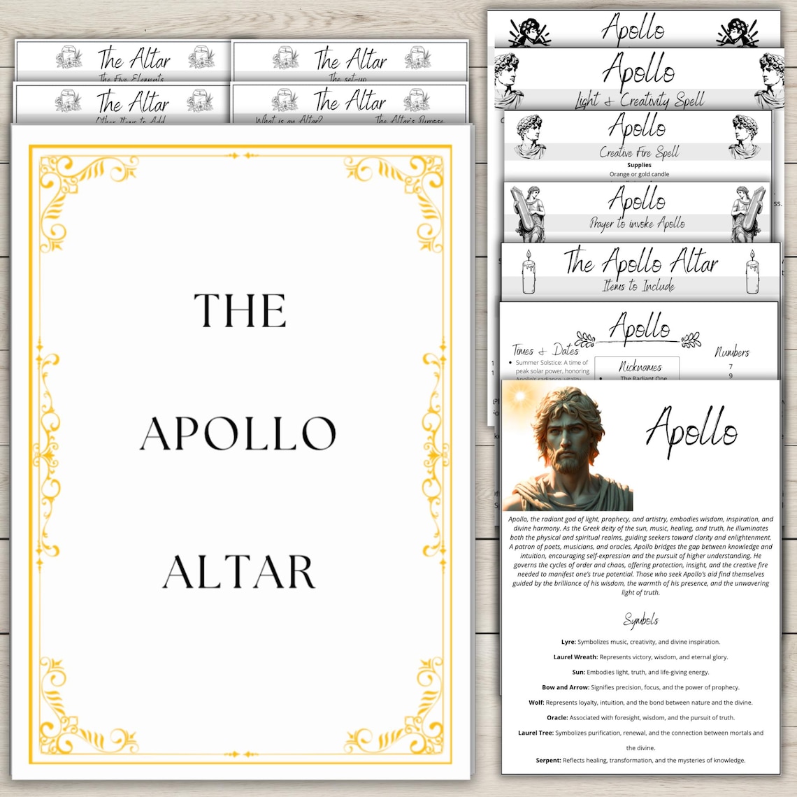 Apollo Altar Guide | Apollo Worship | How to Create an Altar | Altar ...