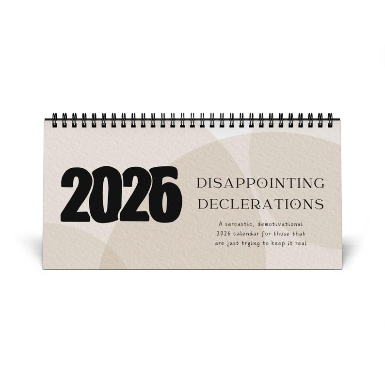 2026 Humorous Desk Calendar | Sarcastic Office Decor - Etsy