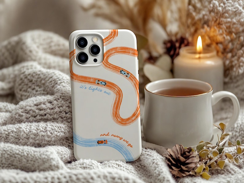 Mclaren F1 Magsafe iPhone Tough Case: Orange & Blue Race Track - Etsy