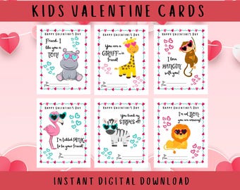 Printable Woodland Forest Animals With Sunglasses Valentine Cards ...