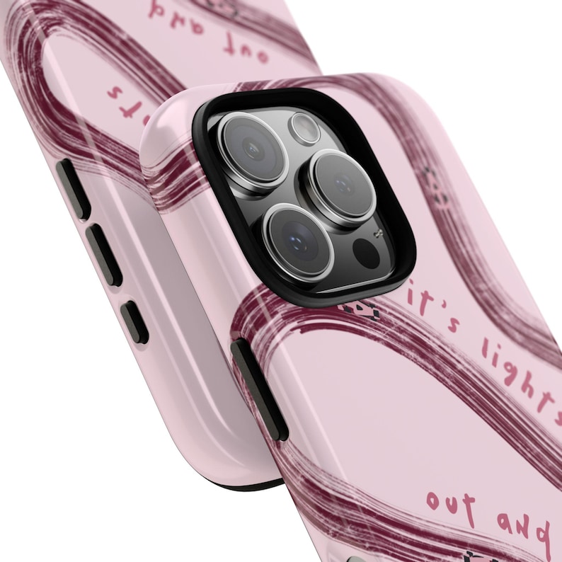 Pink Lights Out F1 Phone Case, Trendy Gift, Cute Racing Cover for ...