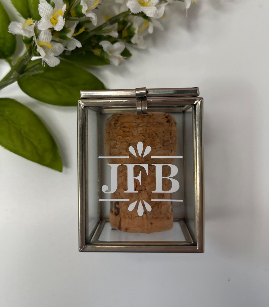 Personalized Wedding Gift | Cork Saver Wedding Day | Bridal Initials ...