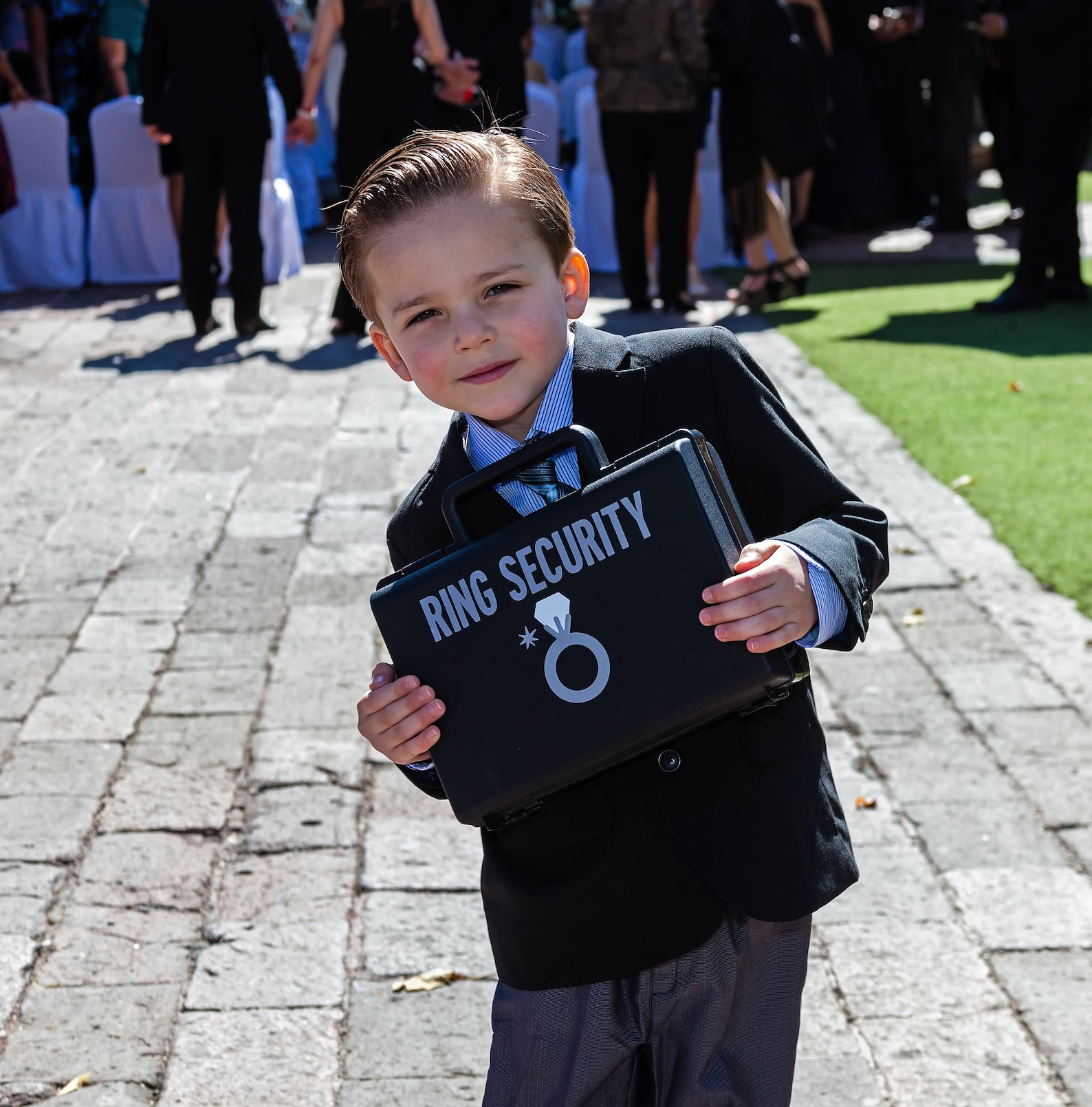 Ring Security Case, Ring Bearer Briefcase for Wedding, Ring Security ...