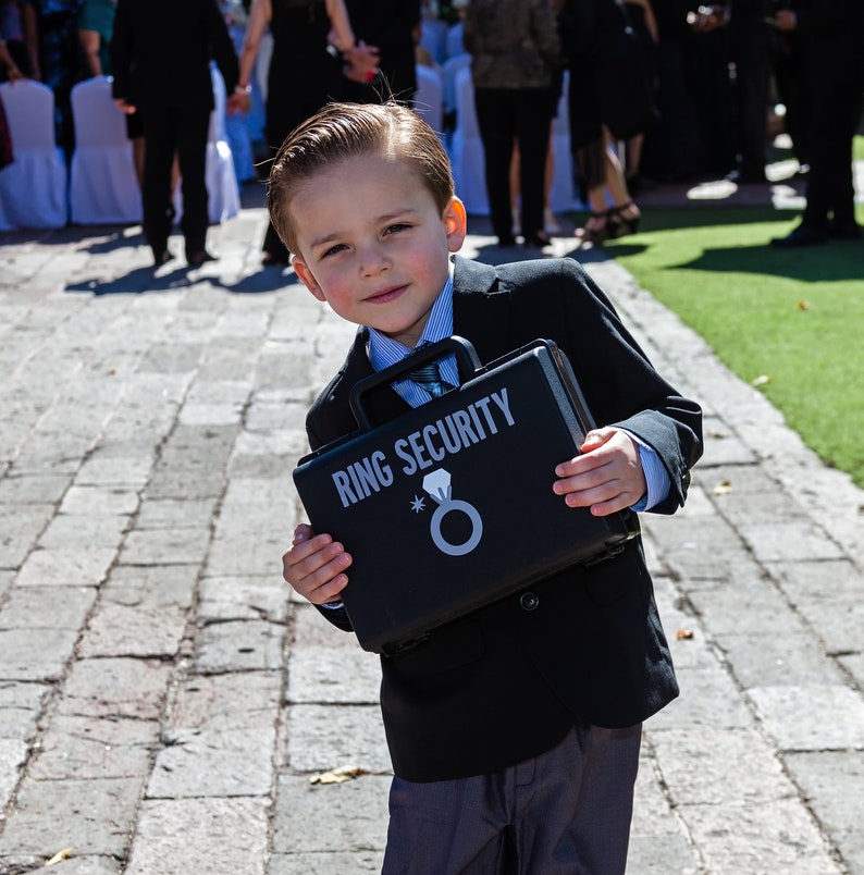 Ring Security Briefcase for Wedding Ring Bearer Suitcase - Etsy