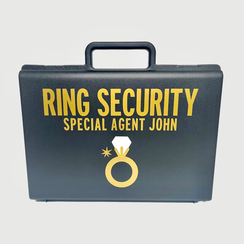 Ring Security Briefcase for Wedding Ring Bearer Suitcase - Etsy