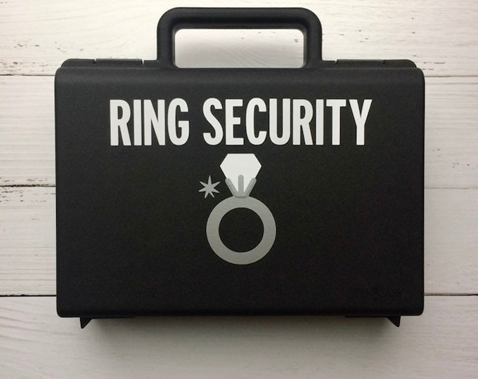 Ring Security Briefcase, Ring Bearer Briefcase, Ring Security Case ...