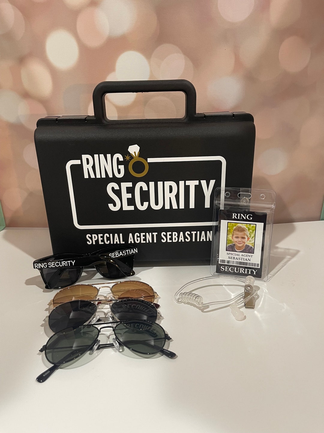 RING SECURITY Gift Set | Ring Bearer Proposal Set | Ring Security and ...