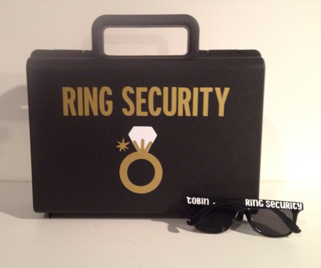 Ring Security Briefcase, Ring Bearer Gift, Ring Security Case, Ring ...