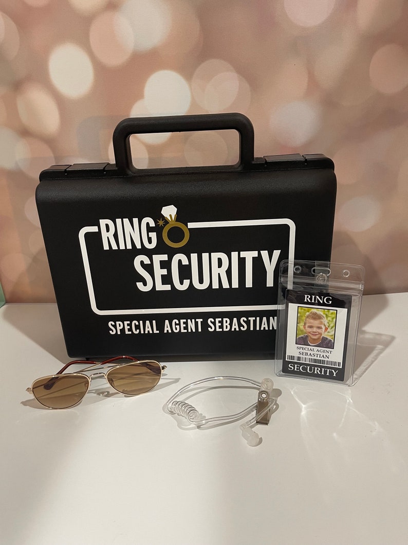 RING SECURITY Gift Set | Ring Bearer Proposal Set | Ring Security and ...