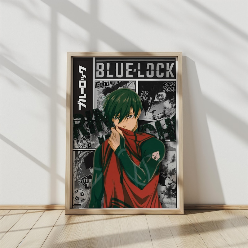 Anime Blue Lock Drawing - Etsy