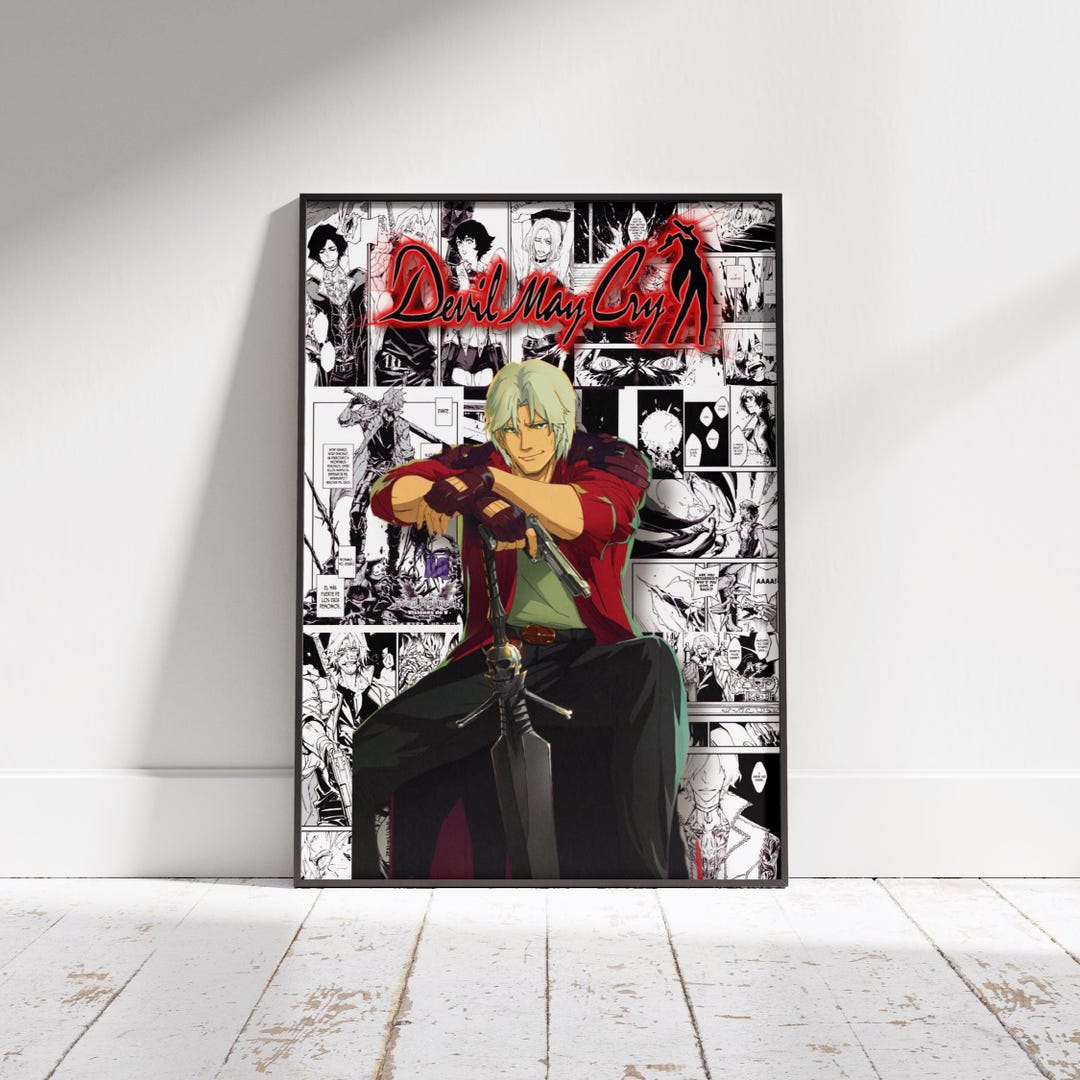 Devil May Cry Art Work, DMC Poster, Devil May Cry Poster, Computer Game ...