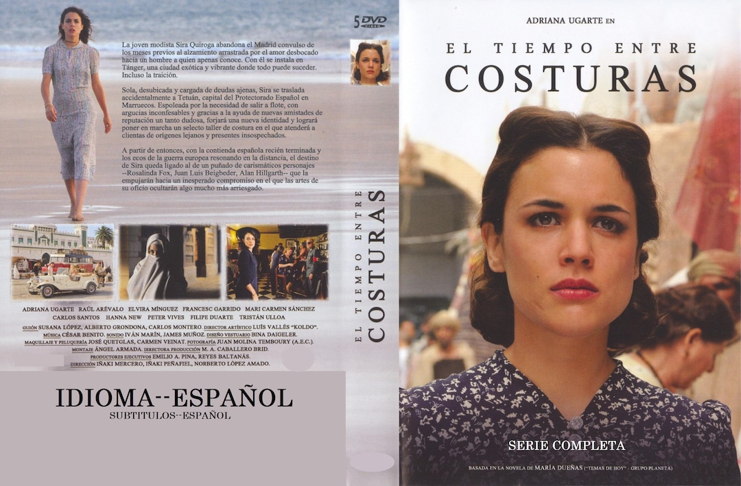 Series ESPAÑA, El Tiempo Entre Costura, 1ra, 5 Dvd/box, 11 Episodes - Etsy