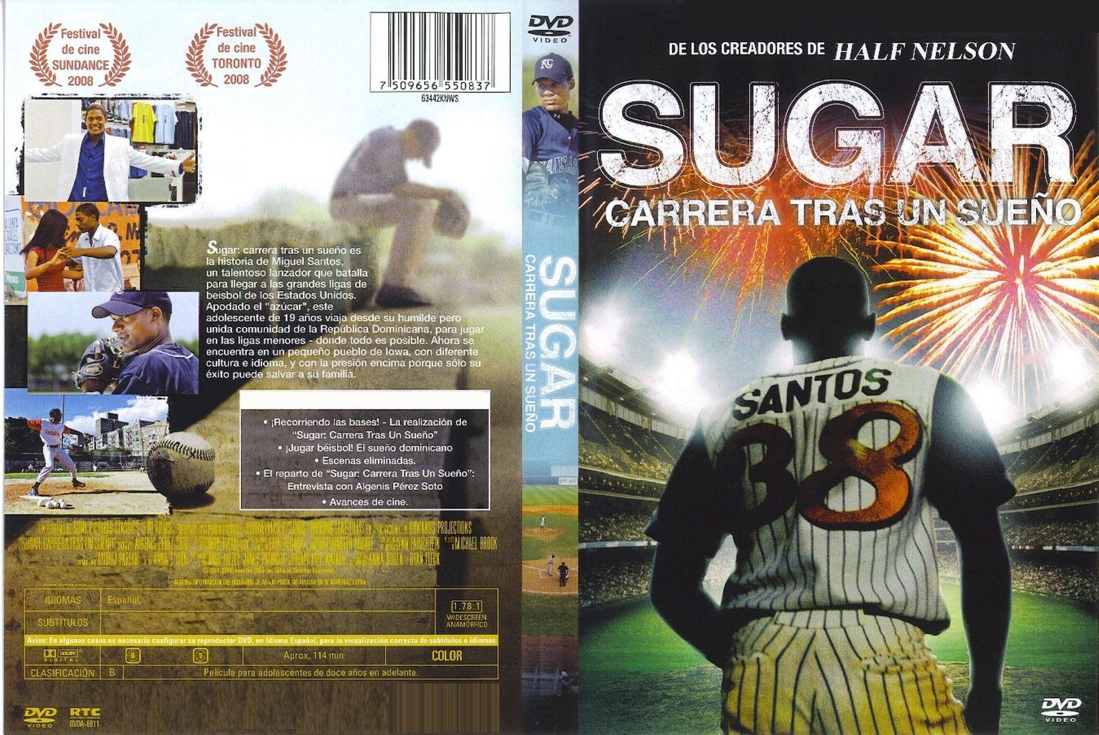 Peliculas DOMINICANA, SUGAR, 1 Dvd/box, 114 Minutos, 2008 - Etsy