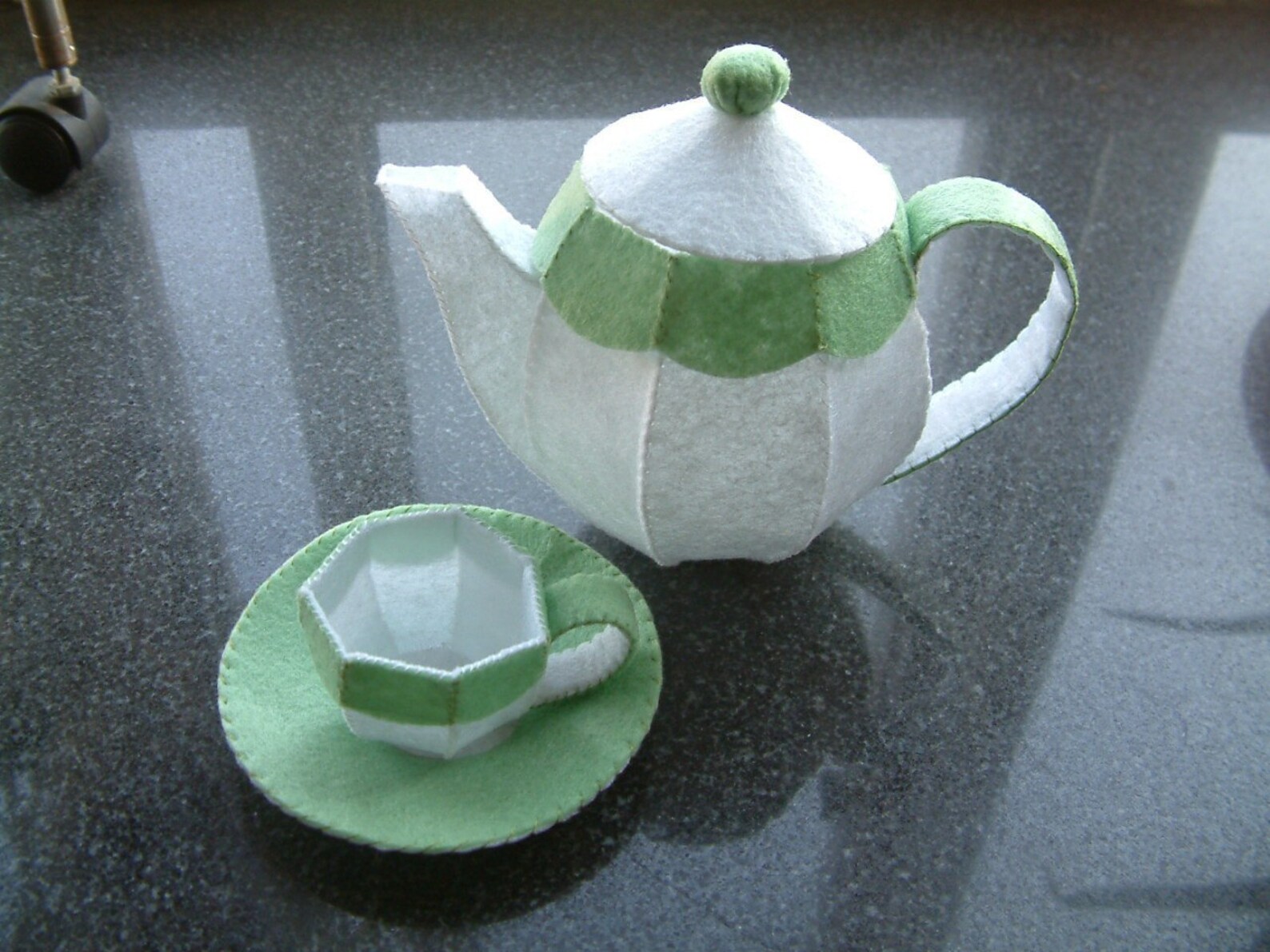 Flaring felt tea setPDF pattern via EmailT01 | Etsy