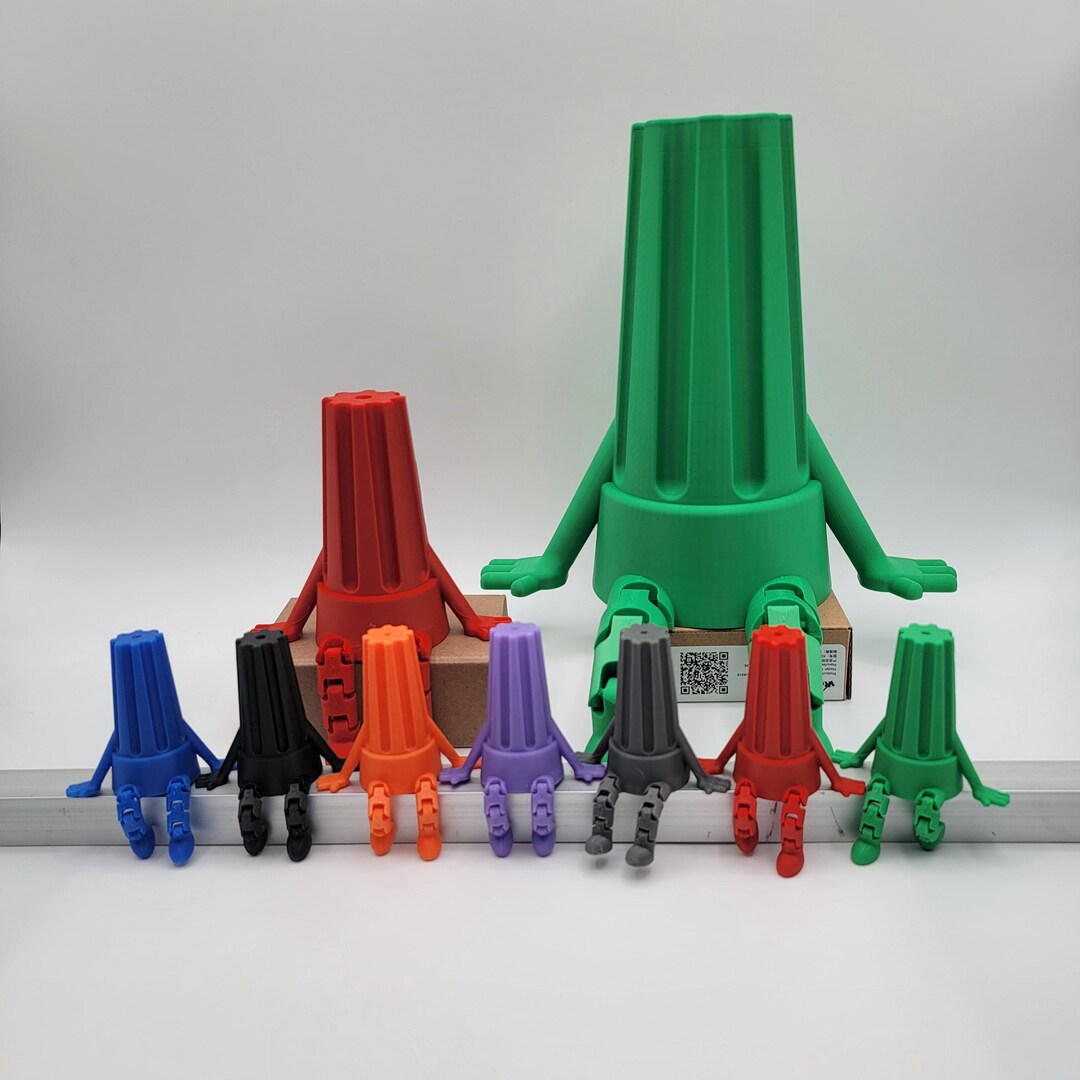 Wire Nut Buddy Articulating Desktop Toy - Etsy