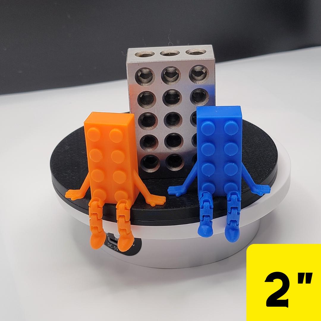 Brick Buddy Articulating Desktop Toy - Etsy