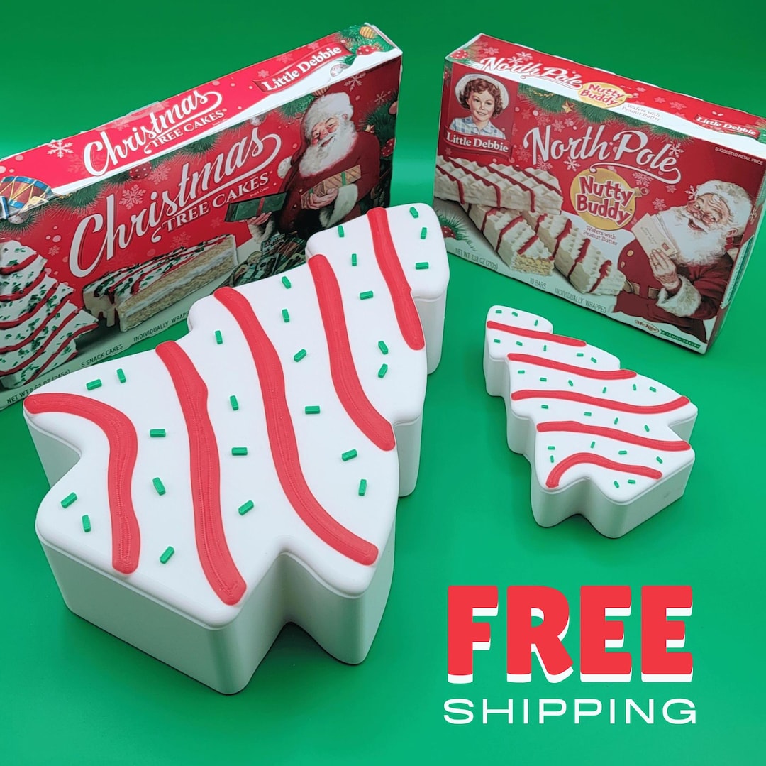 Little Debbie Christmas Cake Themed Holders · Large & Small · Hold 1 or ...