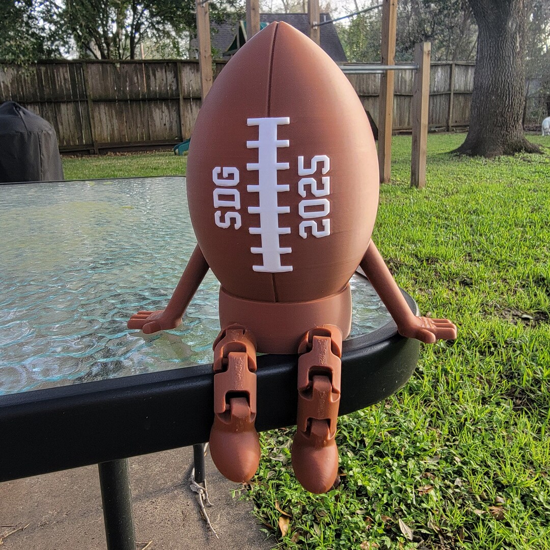 Personalized Large Football Buddy Articulating Desktop Toy Sports Fan ...