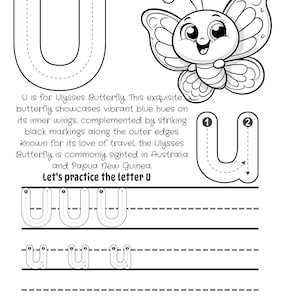 My Alphabet Animal Adventure Coloring Book - Etsy