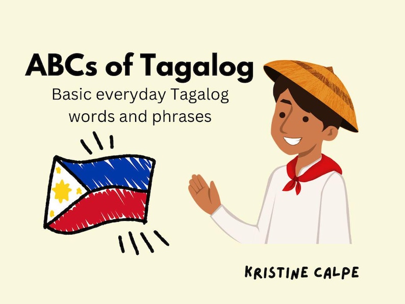 Abcs of Tagalog: Basic Everyday Tagalog Words and Phrases - Etsy