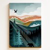 Austrian Alps, Travel Poster, Austria Wall Art, Alps Poster, Living ...