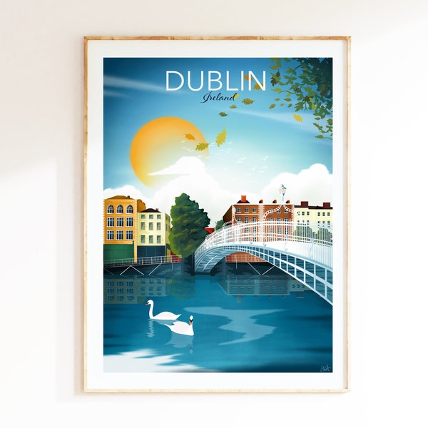 Dublin Poster - Etsy UK