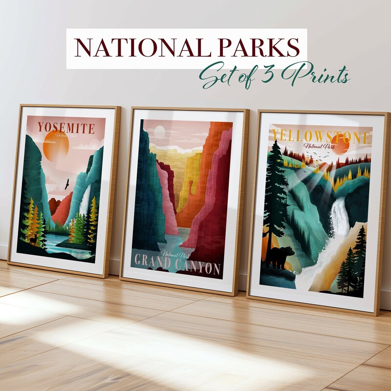 National Park Poster - Etsy