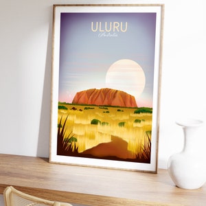 Uluru - Ayers Rock Print | Australia Print | Uluru Poster | Australia ...