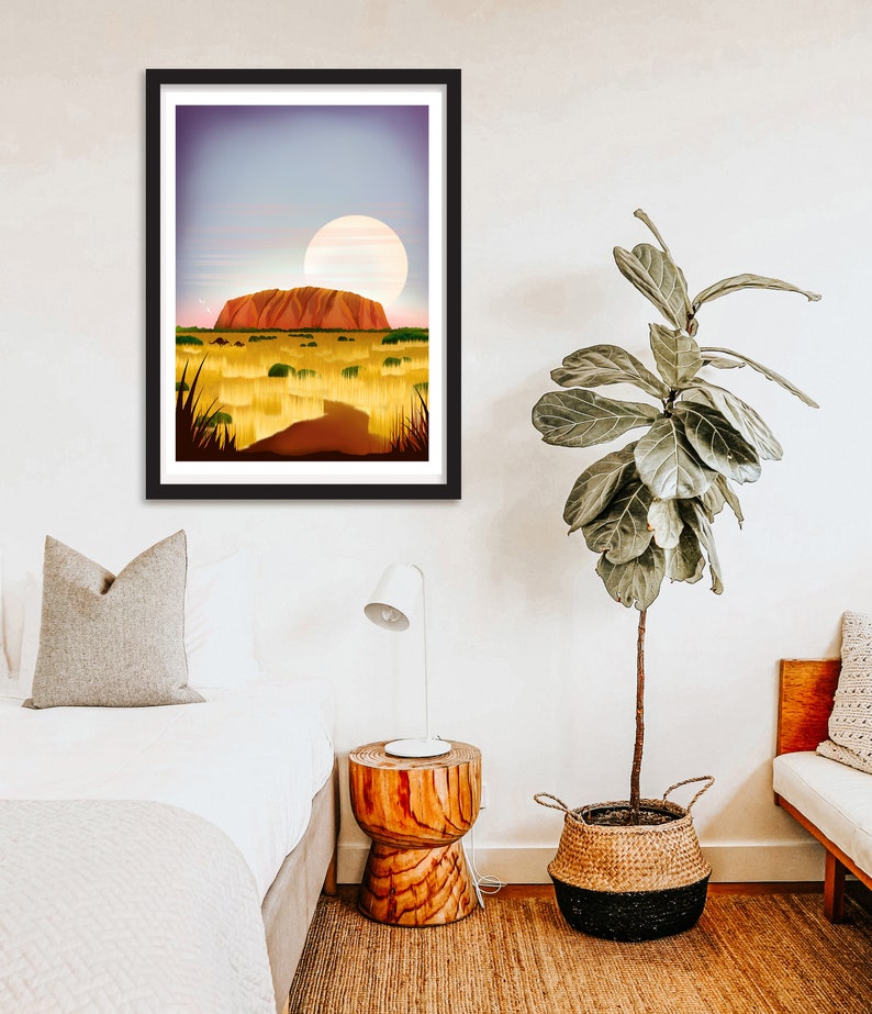 Uluru - Ayers Rock Print | Australia Print | Uluru Poster | Australia ...