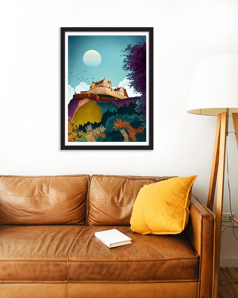 Edinburgh Castle | Edinburgh Print | Scotland Print | Scottish Wall Art ...