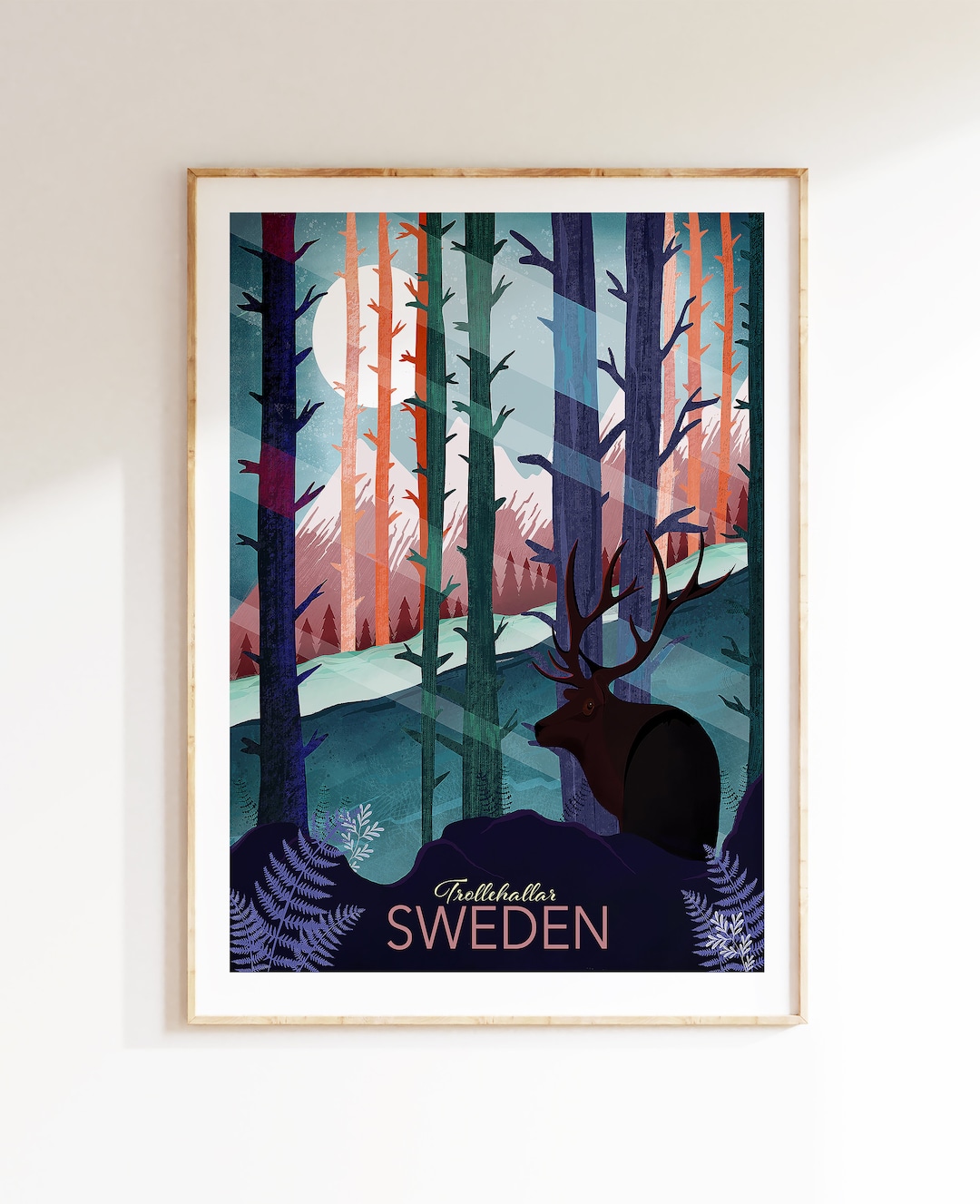 Sweden Wall Art | Nordic Print | Scandinavian Art | Sweden Gift | Wall ...