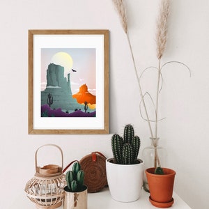 Monument Valley | National Park Poster | Desert Wall Art | Travel ...