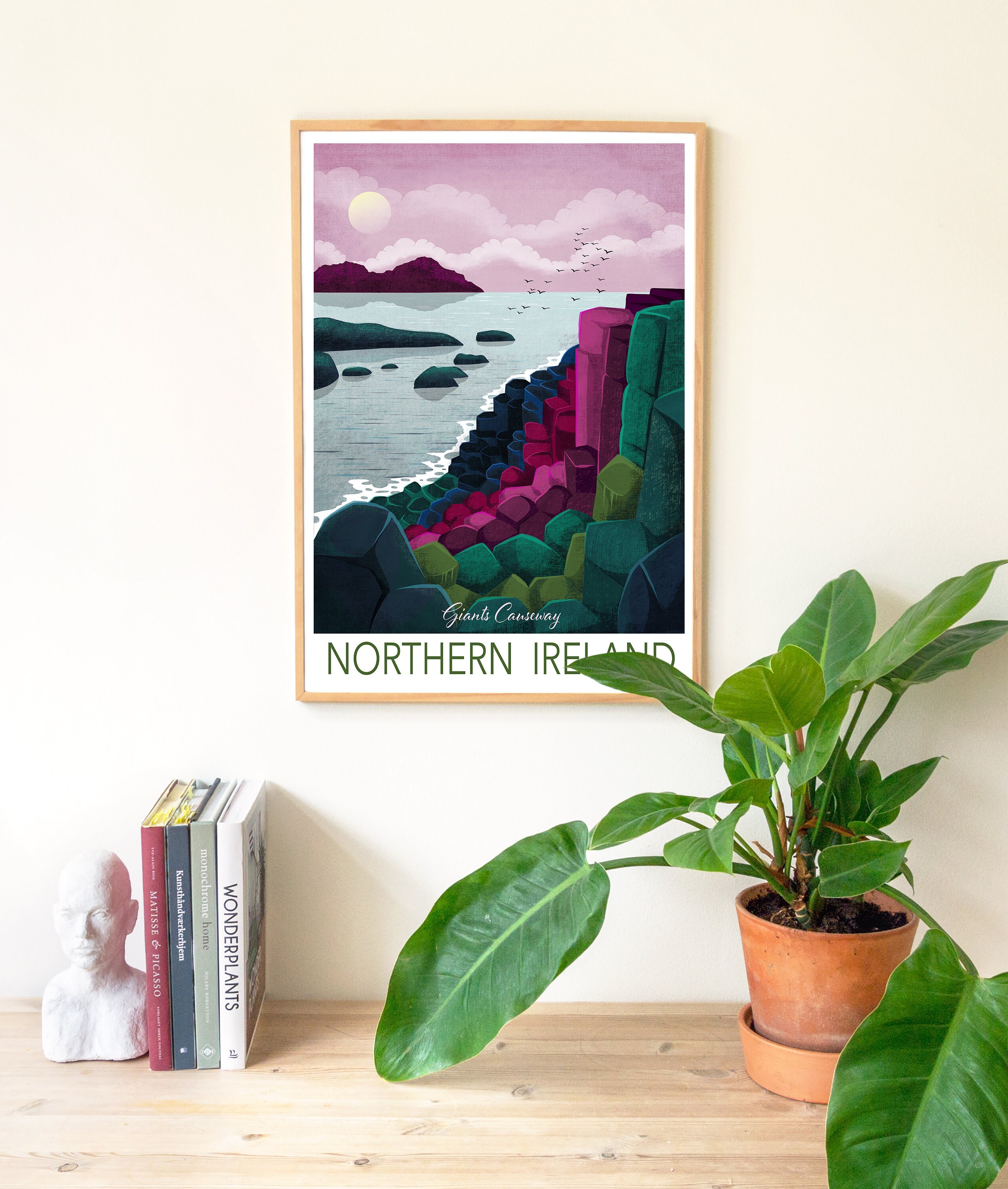 Ireland Print Giant's Causeway Northern Ireland | Etsy