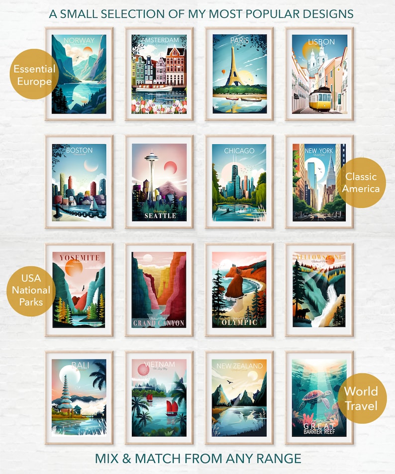 Eiffel Tower Print, Paris Travel Poster, Paris Prints, Paris Gift, Wall ...