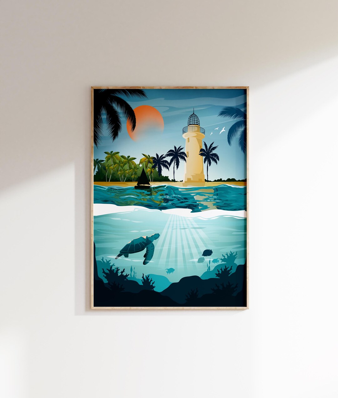 Biscayne National Park, Florida Poster, National Park Print, Florida ...