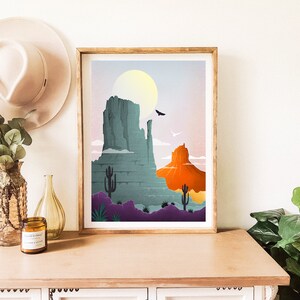 Monument Valley | National Park Poster | Desert Wall Art | Travel ...