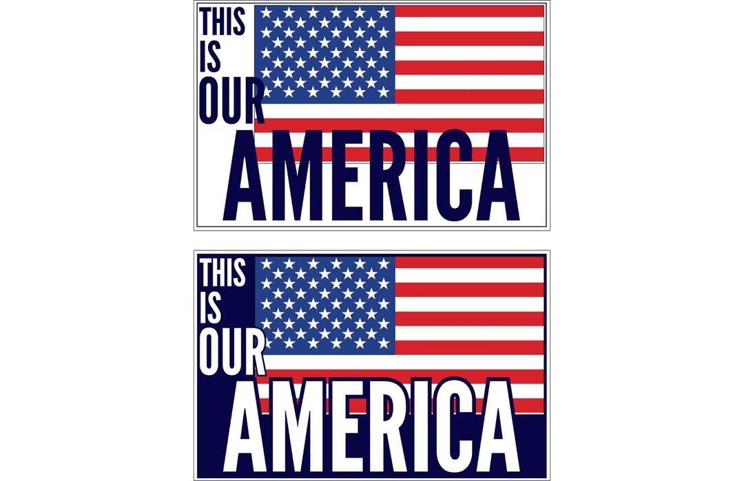 2 This is Our America Protest Signs: Reclaim the Flag Poster (digital ...