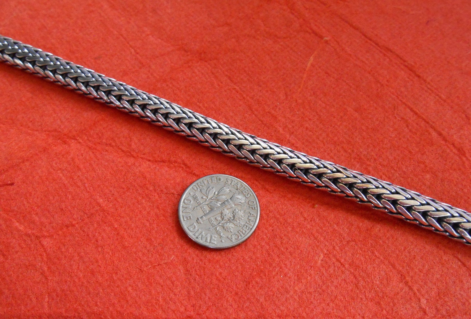 Solid thick solid sterling Silver bracelet / Silver 925 / | Etsy