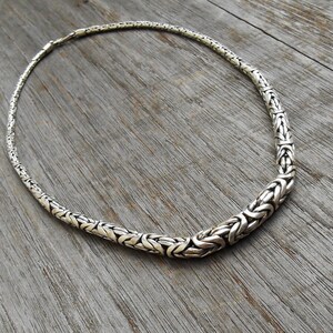 Balinese Chain Solid Sterling Silver Necklace / Silver 925 / - Etsy UK