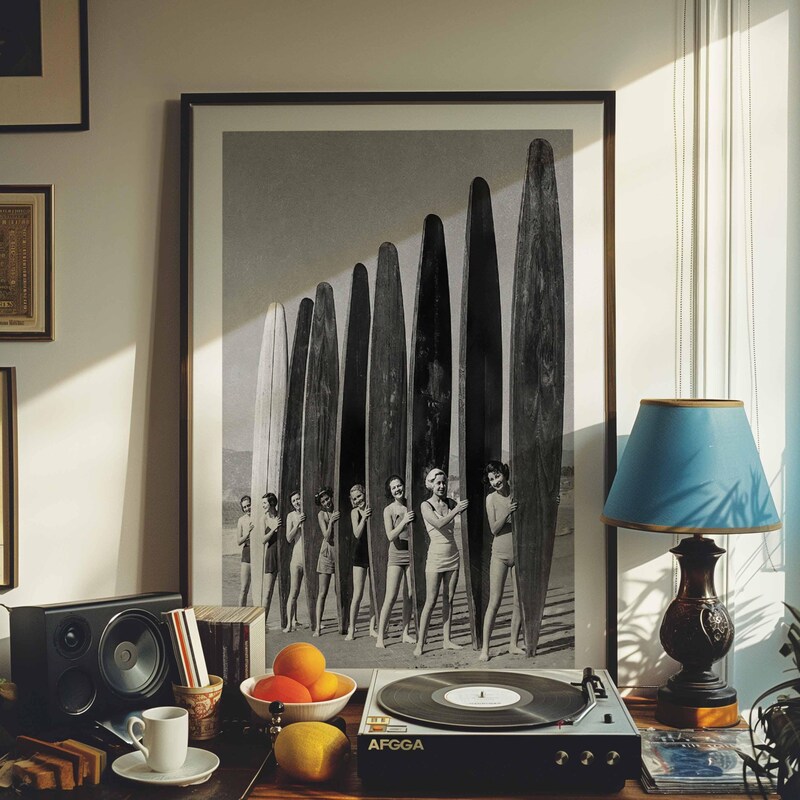 Vintage Surf Print - Etsy