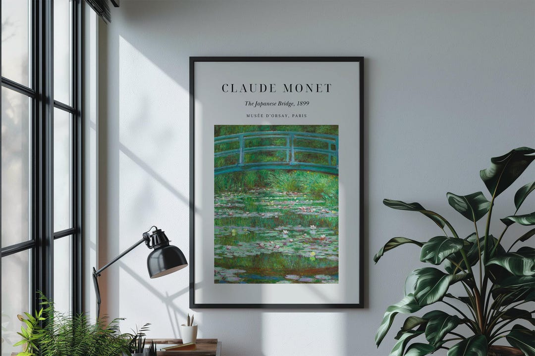 Claude Monet the Japanese Bridge 1899 Canvas Art | Framed Print | Art ...
