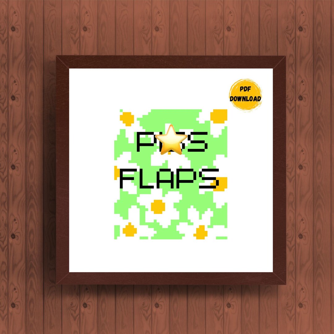 Rude Cross Stitch Pattern - P**s Flaps - Etsy
