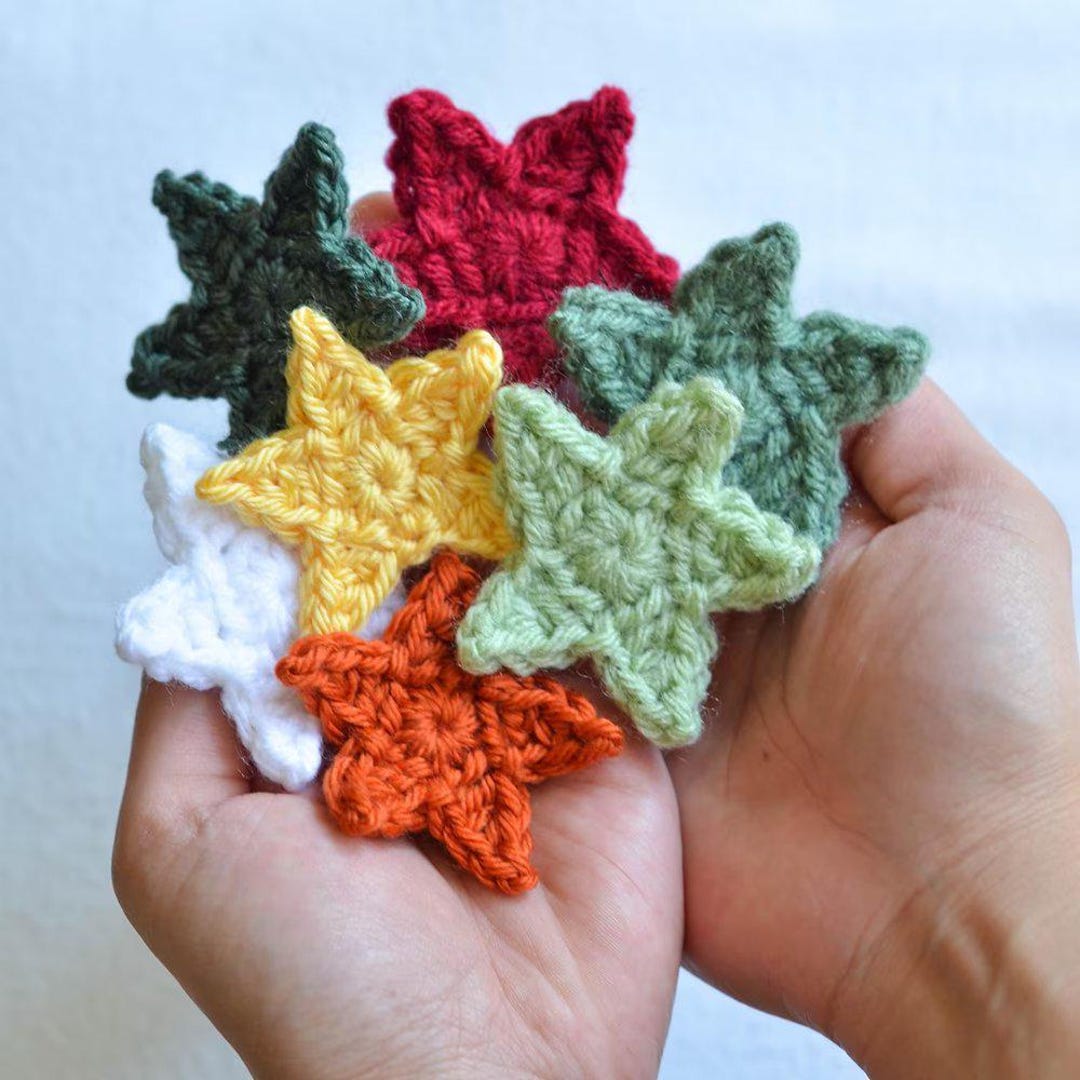Colorful Stars Crochet Pattern PDF, Instant Download, Simple Crochet ...