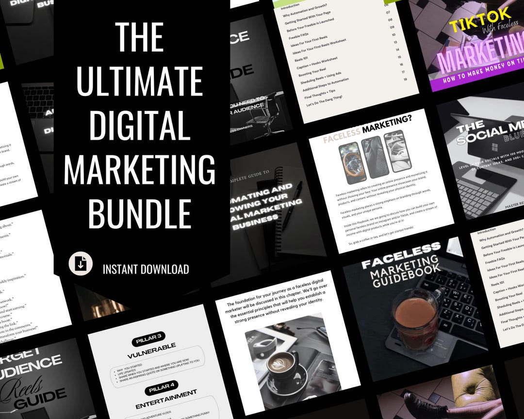 Ultimate Luxury Digital Marketing Bundle | 8 Guides With PLR & MRR for ...