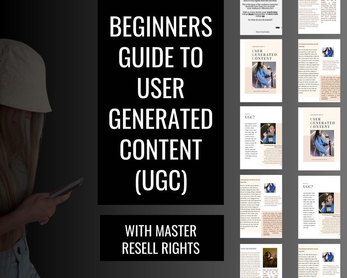 Beginner’s Guide to User-generated Content (UGC) With Master Resell ...