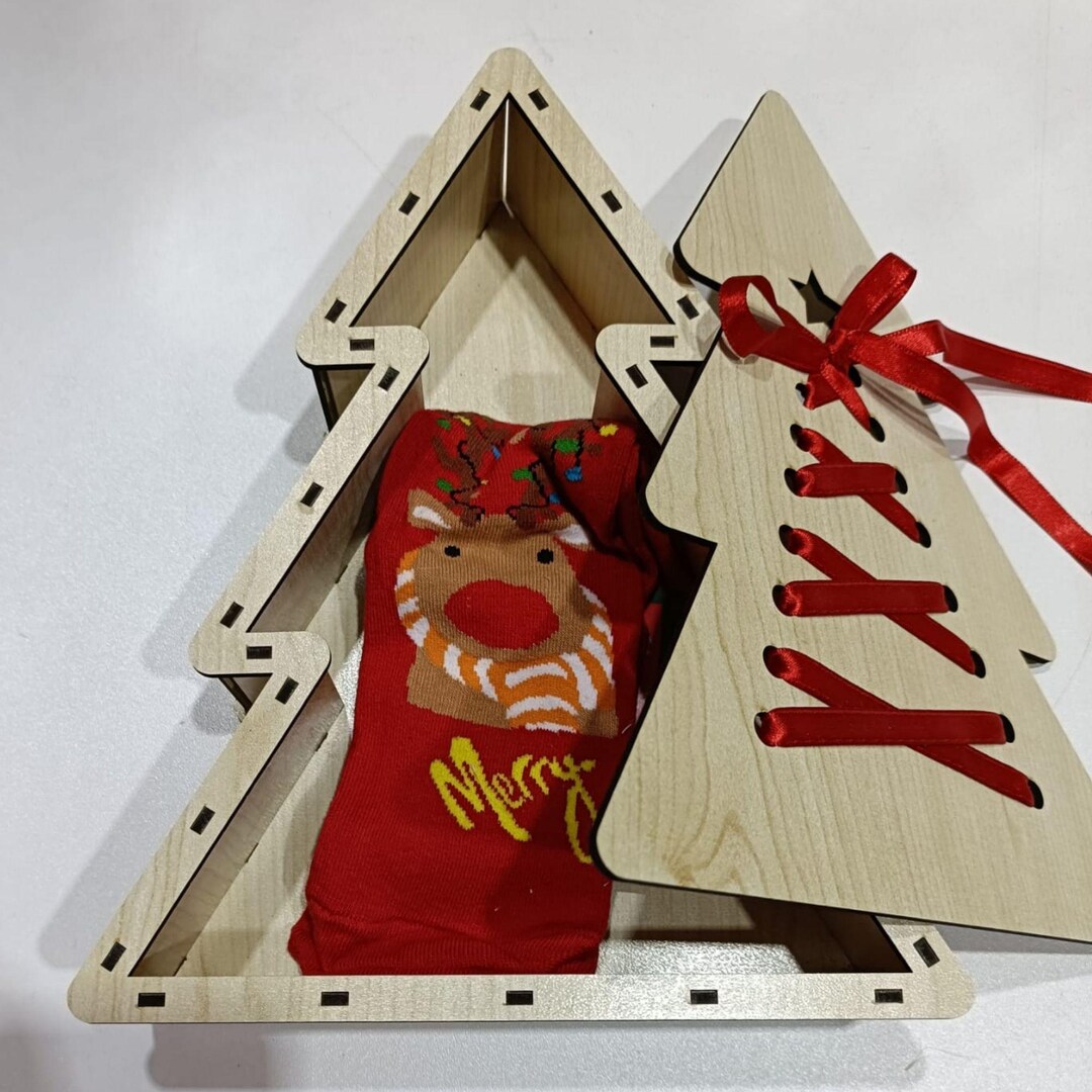 Wooden Christmas Tree Box, DIY Build, Perfect Holiday Gift, Decor ...