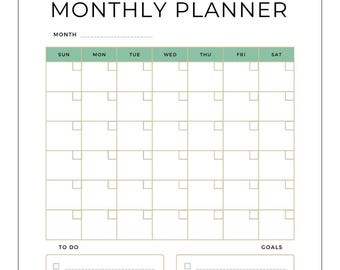 Customizable Daily Planner - Etsy