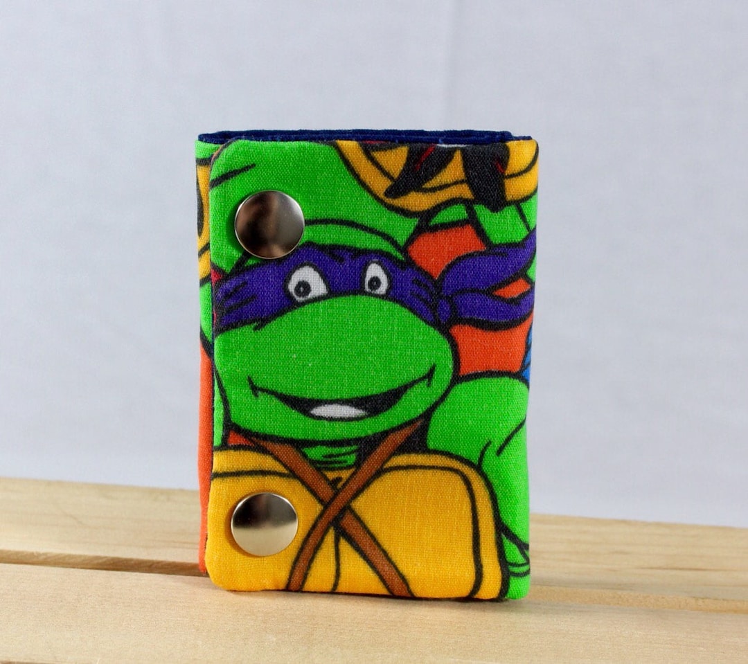 TMNT Donatello 3 Fold Chain Wallet Recycled - Etsy