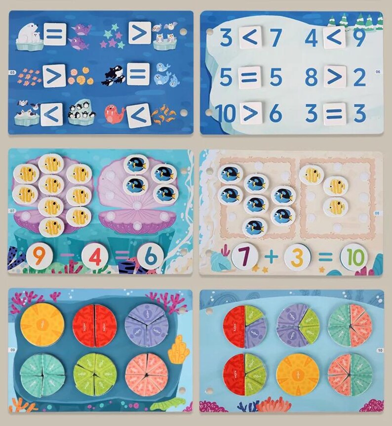 Ocean Themed Busy Book Ages 3+ - Etsy