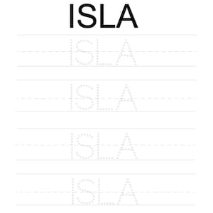 Personalized Name Tracing Worksheet: Handwriting Practice (digital ...